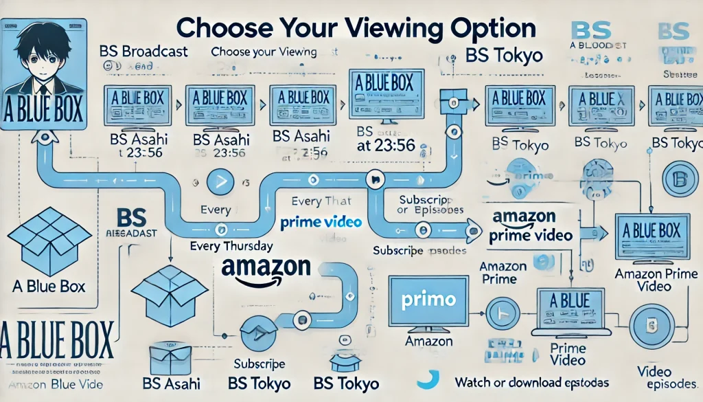 『アオのハコ』アニメはBSで毎週木曜23:56放送！Amazonプライムの最新配信情報も徹底解説
